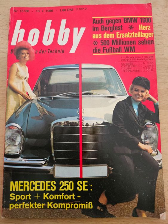 Hobby 15 / 66 BMW 1600 Audi Mercedes 250 SE München WM xx | Kaufen auf ...
