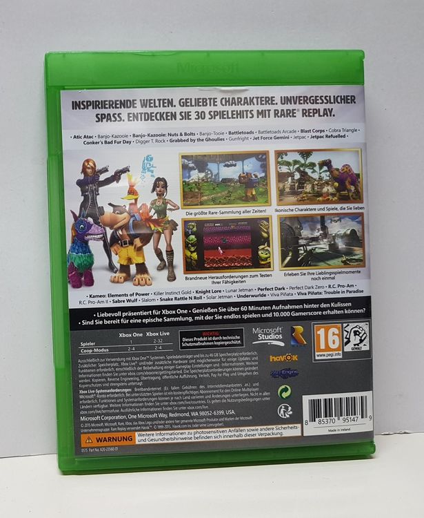 Rare Replay 30 Spielehits Eine Epische Sammlung XB One (Gebraucht) in ...