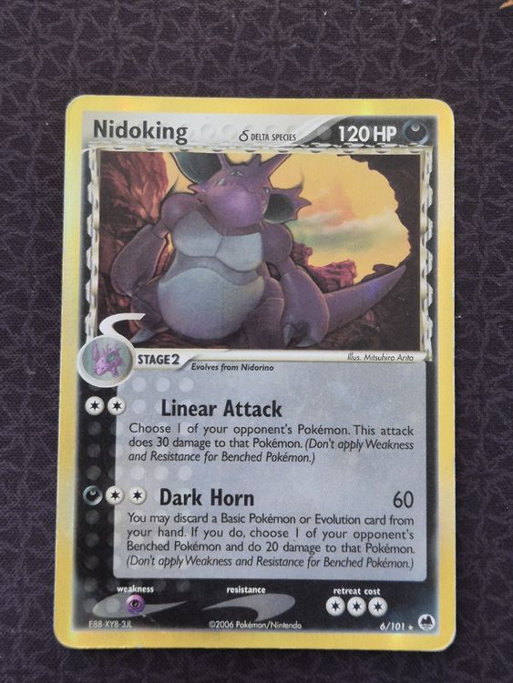 Carta Pokémon Nidoking Delta Species - Rare Holo 6/101 (Usato) a Losone per CHF 5 – con consegna ...