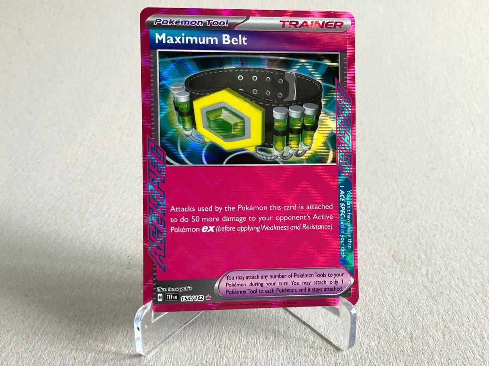 Pokemon Maximum Belt - Temporal Forces Full Art EN Selten (Neu (gemäss ...