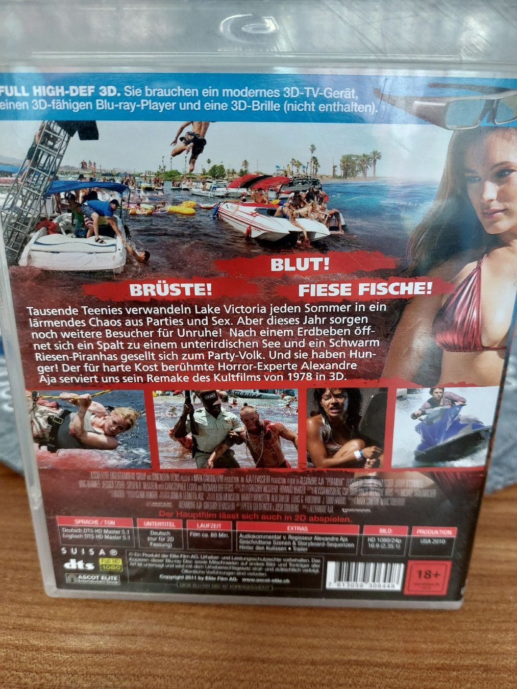 Piranha 3D Blu-Ray - Der Sommer-Horror für dein Heimkino! (Gebraucht ...