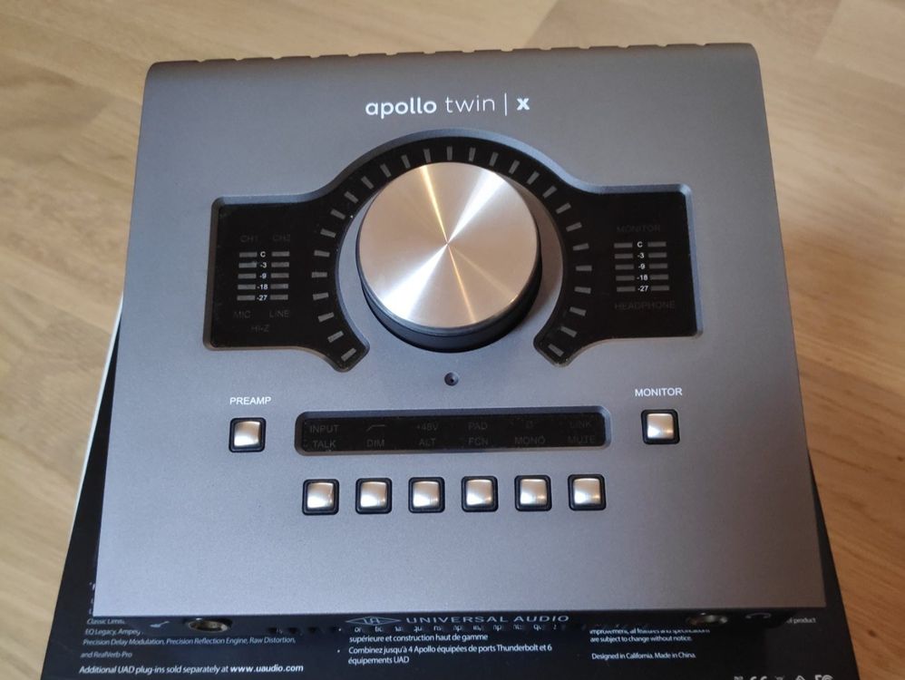 UAD Apollo Twin X in tadellosem Zustand, mit OVP | Kaufen auf Ricardo