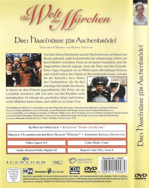 Drei Haselnüsse für Aschenbrödel DVD | Kaufen auf Ricardo