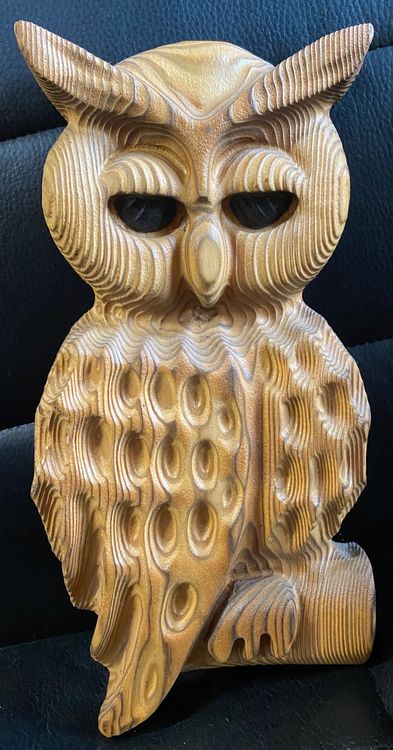 Eule Holz zum aufhängen H:29.5cm. B:14.5cm. D: 3.5cm (Gebraucht) in Zäziwil für CHF 14 – mit ...