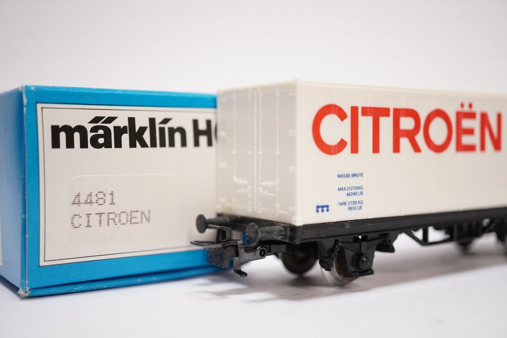 8∂ Märklin 4481 Containerwagen Citroen (Gebraucht) in Uetendorf für CHF ...