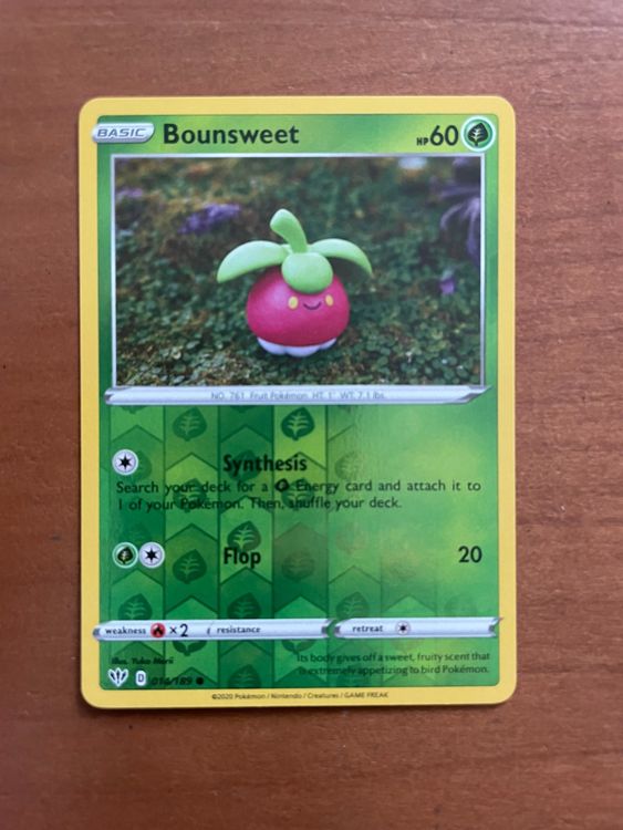 Pokemon Bounsweet Reverse (Versand gratis) (Neu (gemäss Beschreibung ...
