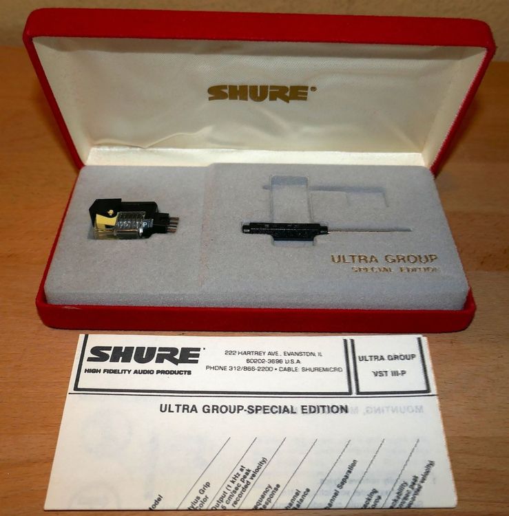 SHURE VST III-P Tonabnehmer in ovp (Gebraucht) in Hinwil für CHF 135 ...