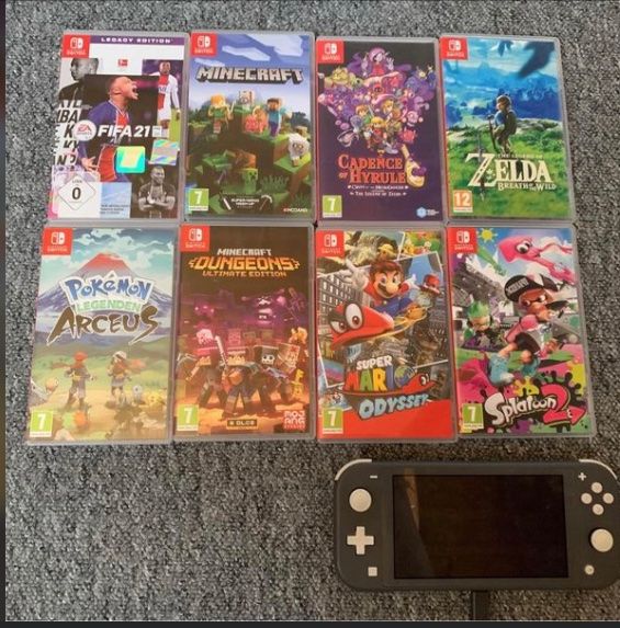 Nintendo switch light + 8 jeux | Kaufen auf Ricardo