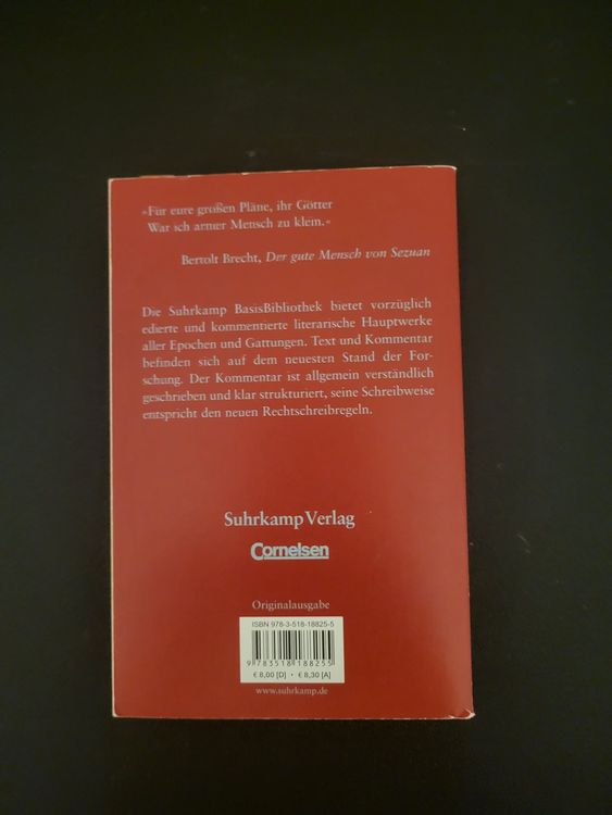 Bertolt Brecht: Der gute Mensch von Sezuan - Suhrkamp 2024 (Gebraucht ...