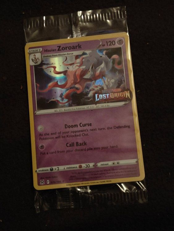 Zoroark Lost Origin Stamp Promo | Kaufen auf Ricardo