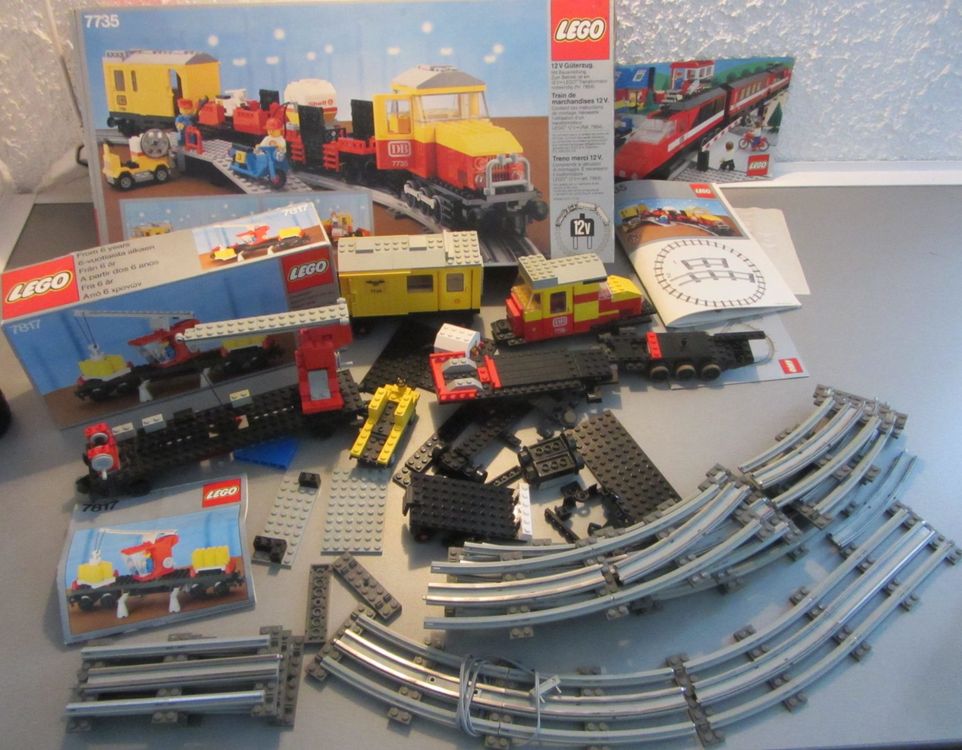 LEGO Eisenbahn; 2 rare 12 V Sets 7735 u. 7817 gem. u. Fotos | Kaufen ...