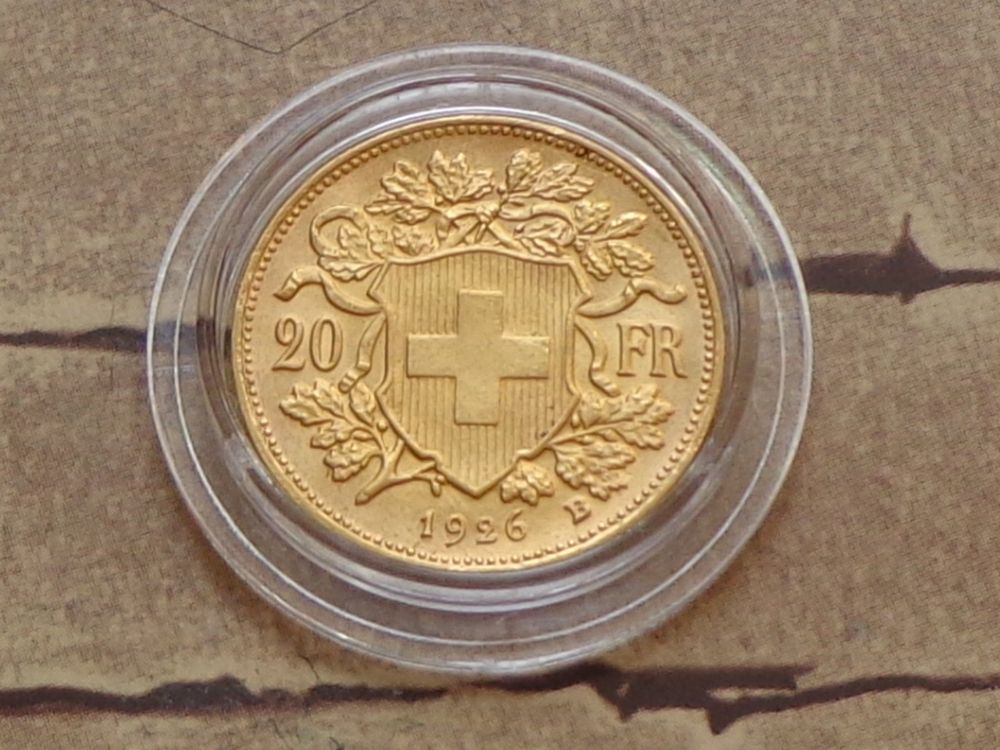 Goldvreneli 20 Fr. 1926 B **TOP Qualité - Très RARE** | Kaufen auf Ricardo