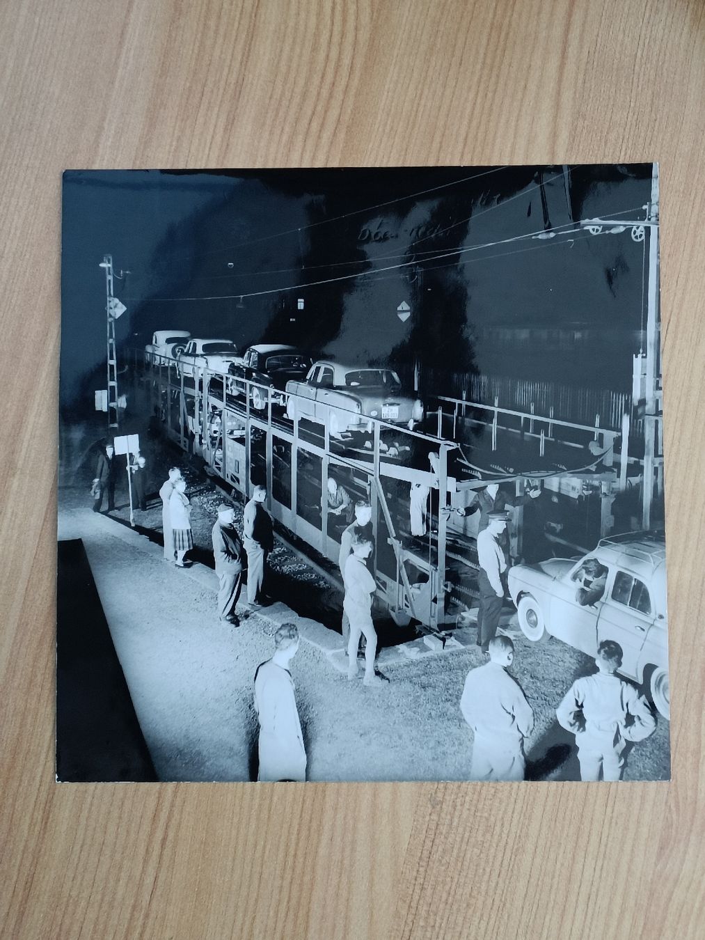 Bahn Photo SBB / Autotransportzug Zürich - Avignon ca. 1950 (Gebraucht ...