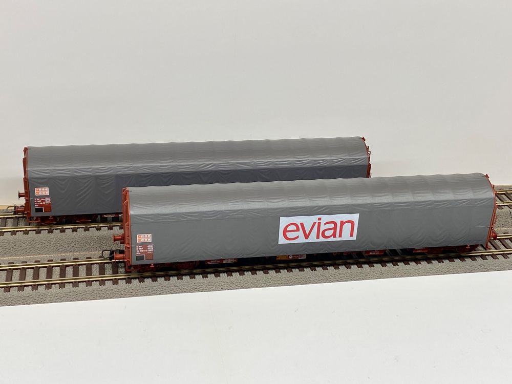 2 x Roco (H0 GS) SNCF Schiebeplanenwagen Rils (Gebraucht) in Zürich für ...