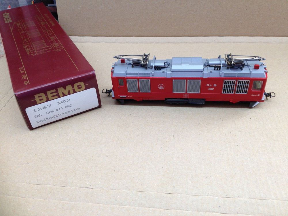 Bemo1267 102 RhB Gem4/4 802 "Murmeltier" (Neu (gemäss Beschreibung)) in Neuendorf für CHF 286 ...