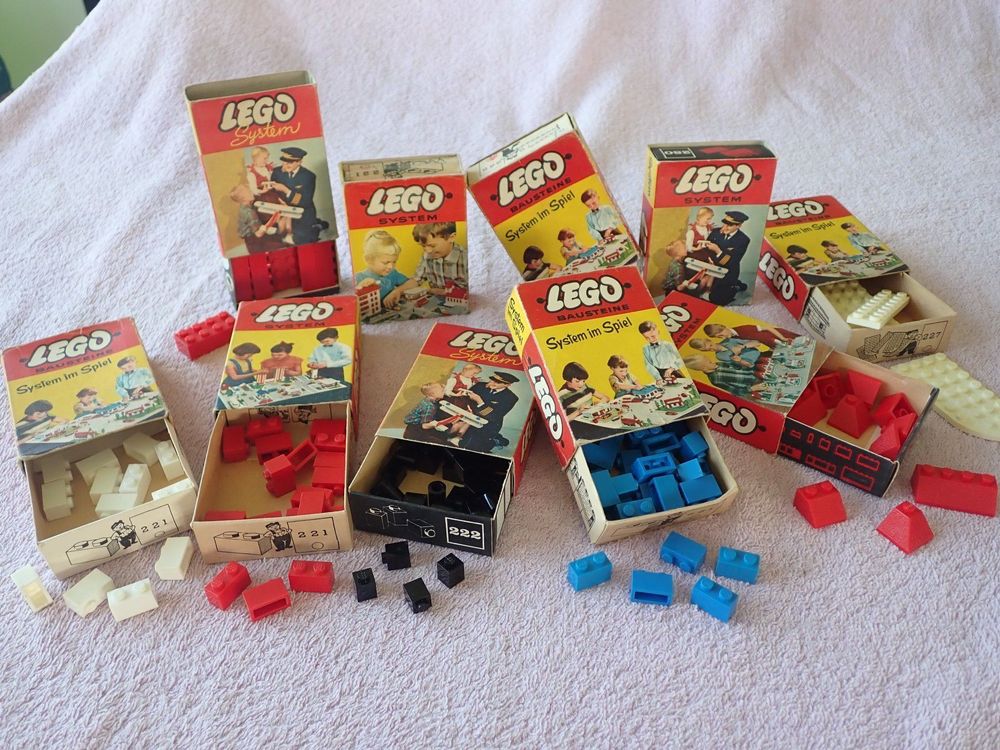 10 schöne alte LEGO Originalkartons (Gebraucht) in für CHF 74 – mit ...