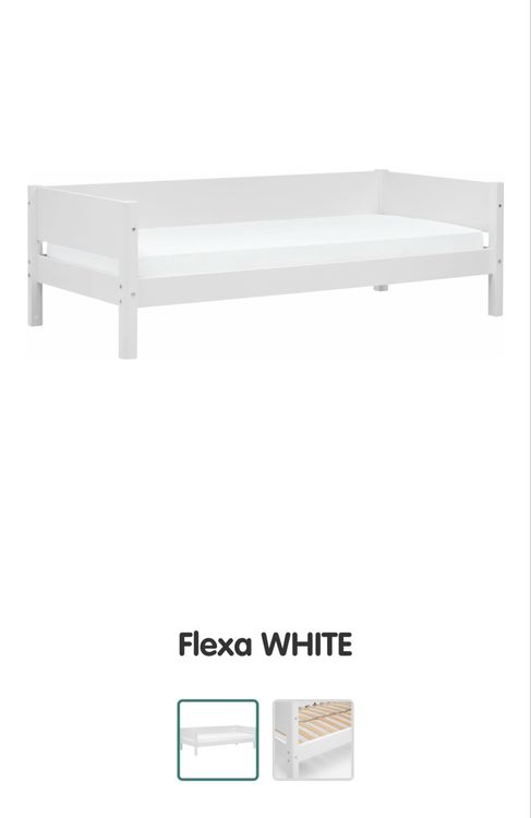 Einzelbett Flexa White im Komplettset inkl. Matratze (Gebraucht) in Henau für CHF 100 – nur ...