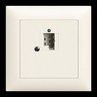 Feller Edizio Due Telefon Steckdose TT83 (Neu und originalverpackt) in ...