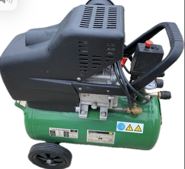 Kompressor 24L 8 Bar Druckluft Kompressor Druckluftgerät (Gebraucht) in ...