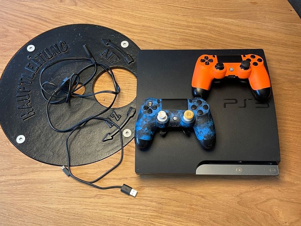 SONY Playstation 3 + 2 Scuf PS4 Controller + Spiele (Gebraucht) in für CHF 86 – mit Lieferung ...