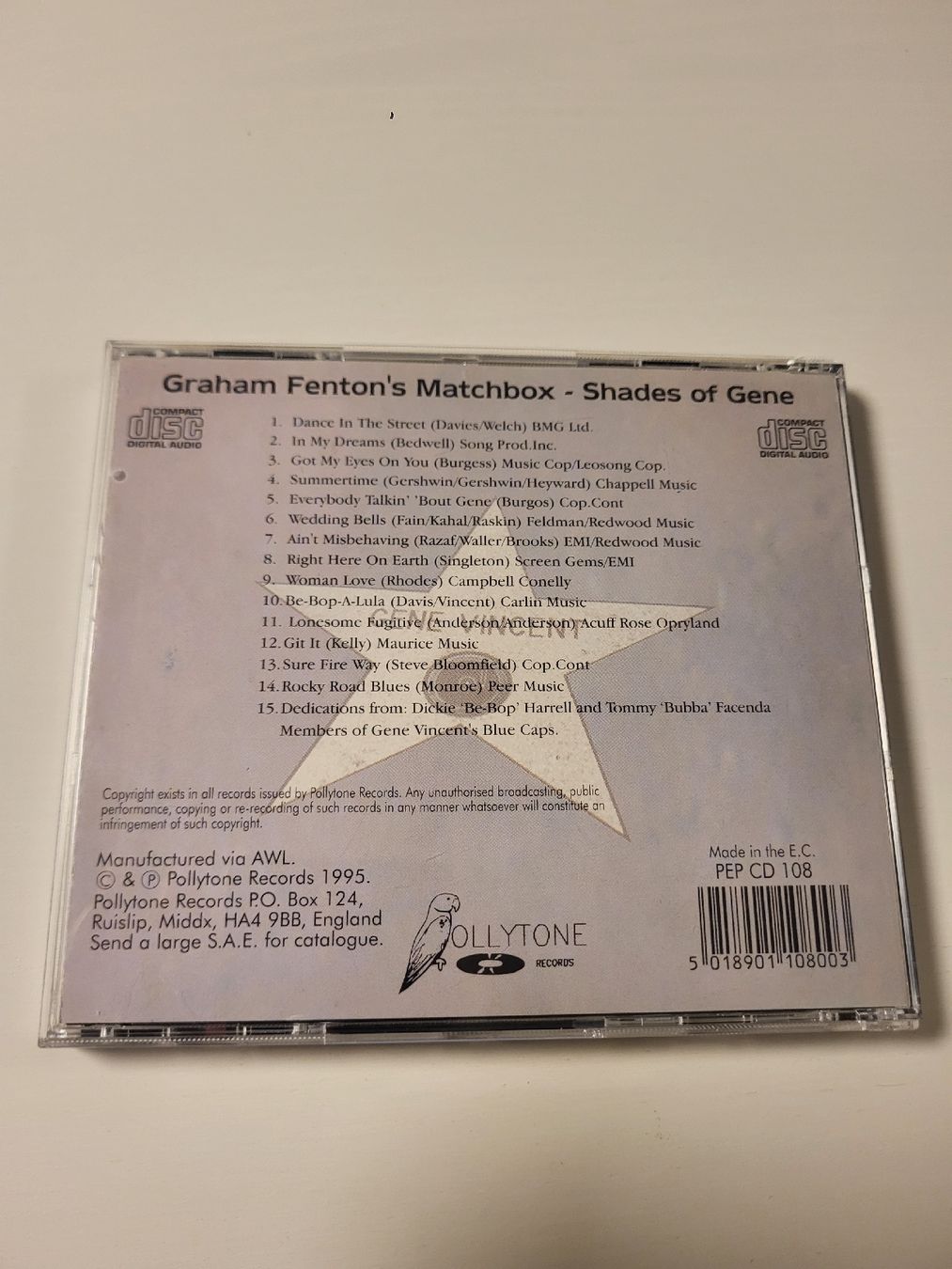 Graham Fenton's Matchbox - Shades of Gene - CD (Neu (gemäss ...