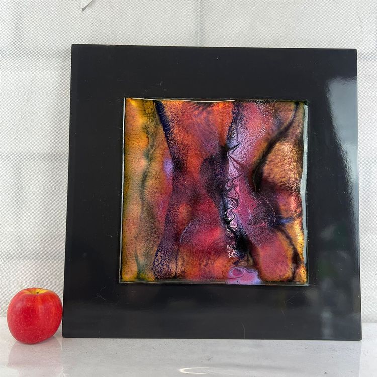 «Begegnungen» Emailbild Monogrammiert (Gebraucht) in Neuhausen am Rheinfall für CHF 10 – mit ...