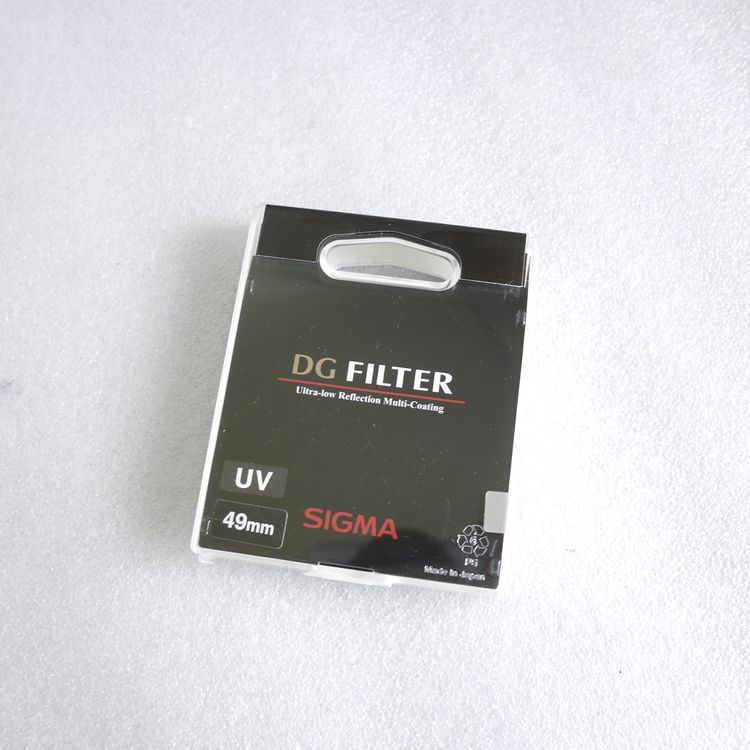 Sigma 49mm UV DG Filter / filtre / Filter. Japan. New. (Neu und ...