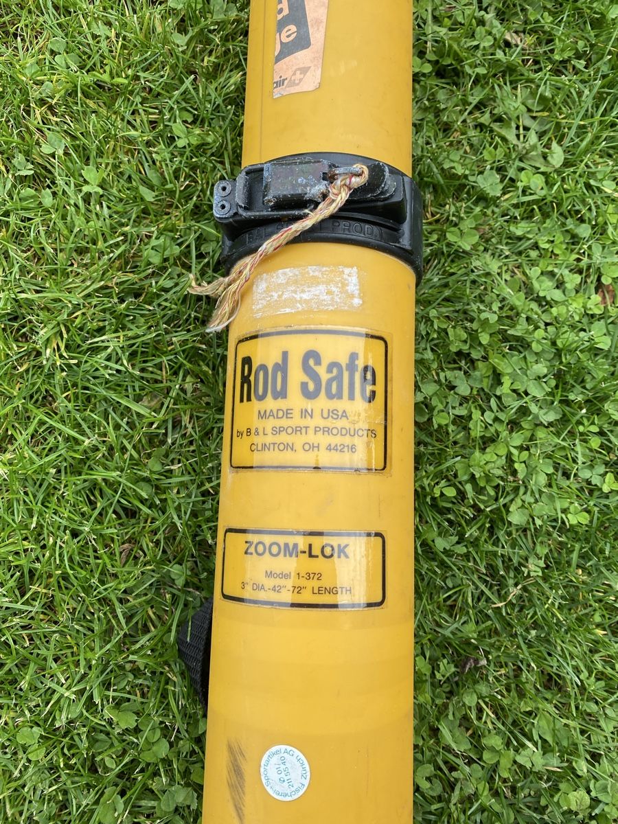 Rod Safe Zoom-Lok Angelruten-Transportrohr, Top Zustand! (Gebraucht) in ...