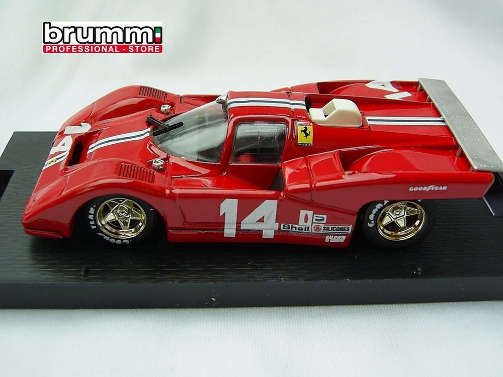 FERRARI 512M #14 Watkins Glen 1971 1:43 von Brumm (Neu und ...