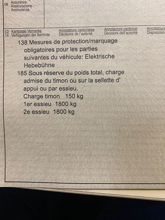 Remorque transport HAGER B-HB 3500 (Gebraucht) in Rossens FR für CHF ...
