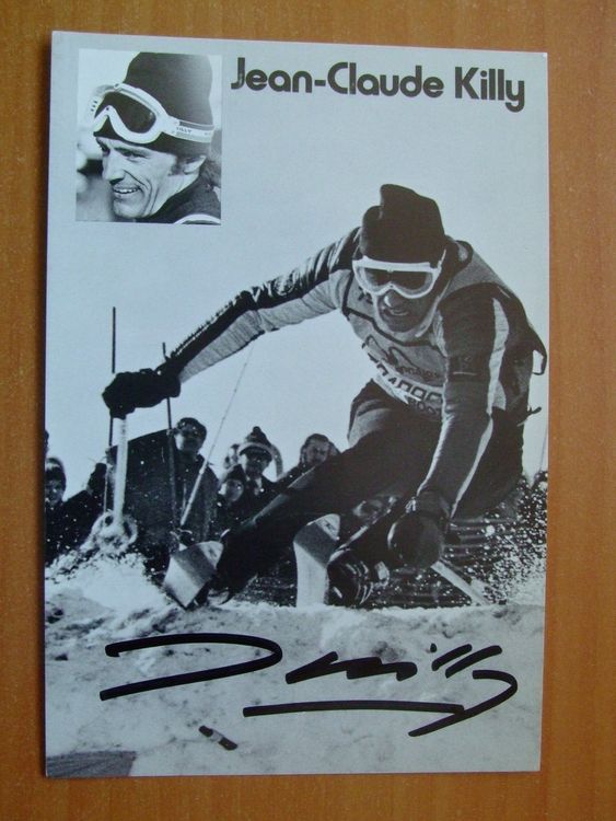 JEAN-CLAUDE KILLY (FRA) AUTOGRAMMKARTE (Gebraucht) in Schachen b. Reute ...
