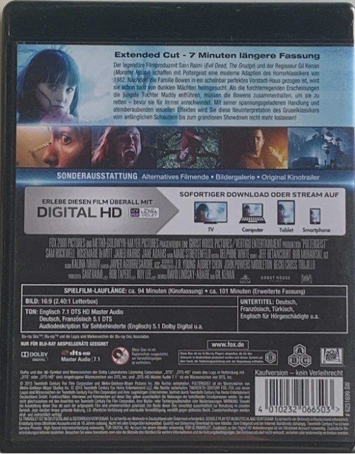 Poltergeist Extended Cut (blu-ray) 🇩🇪 🇫🇷 🇬🇧 | Kaufen auf Ricardo
