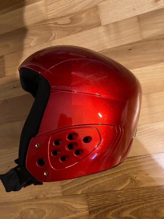 Roter Skihelm Helm Winter Ski - Grösse XL - 58-61 cm (Defekt) in Chur ...