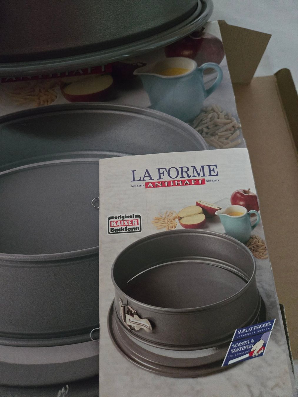 Springform Antihaft Backen 26cm Kaiser Neu mit OVP Anleitung (Neu ...
