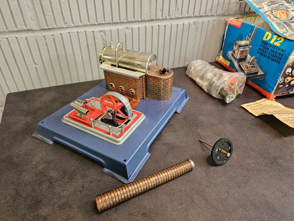 Wilesco D12 Dampfmaschine Steam Engine Made in W-Germany (Gebraucht) in ...