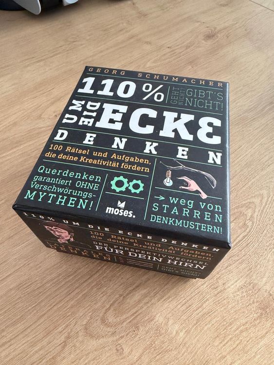 Denkspiel: 110% Um die Ecke denken - Rätsel und Aufgaben! (Neu (gemäss Beschreibung)) in Lachen ...