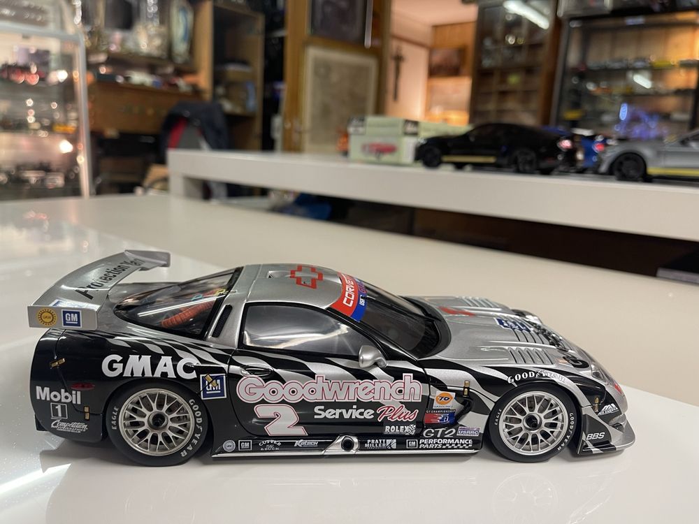 Corvette C5R GT2 USARC Ron Fellows Modellauto 1:18 Rarität! (Gebraucht ...