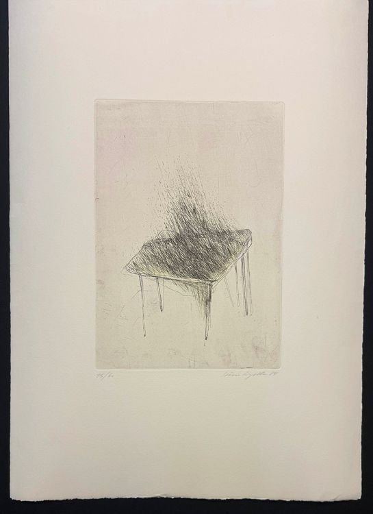 zwei Radierungen 1984 von Irène Wydler, *1943 (Gebraucht) in Baar für ...