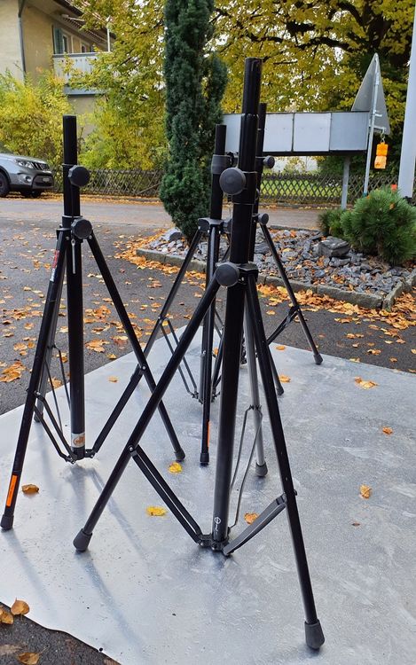 4 Stück Stativ zu Aktive-Box / Monitor (Gebraucht) in St. Gallen für ...