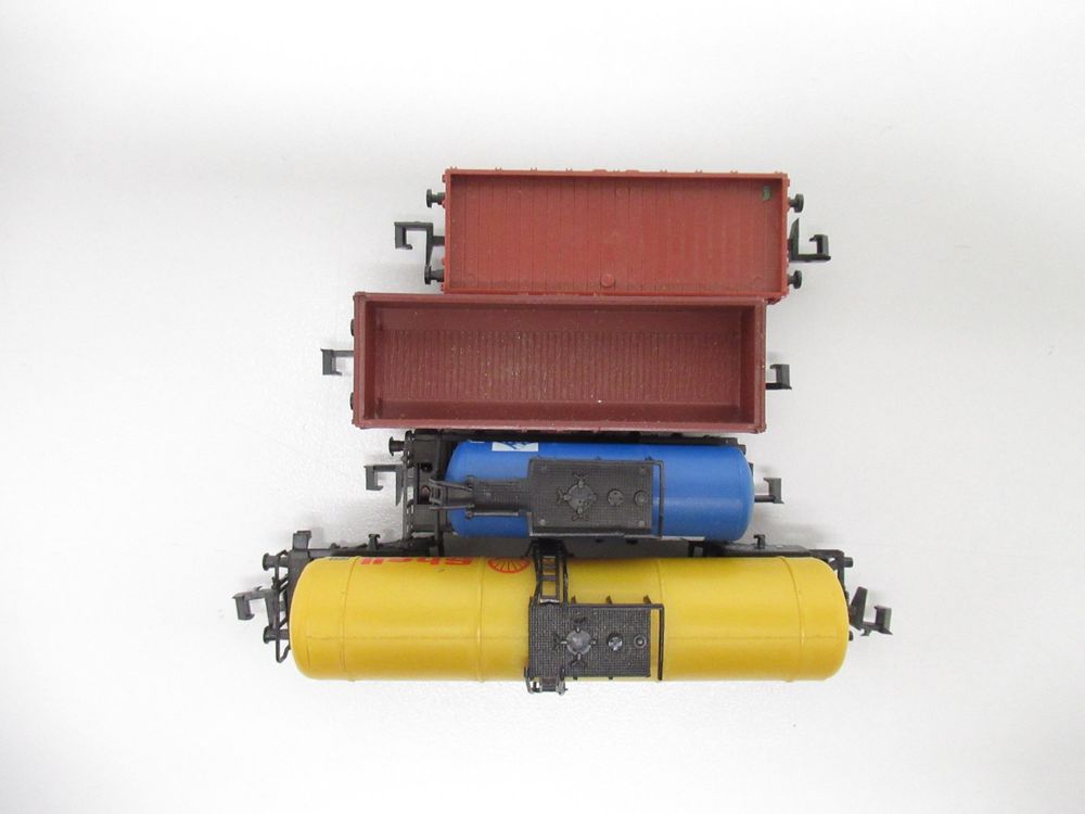 Roco 2364A+2311+25007+2332C Güter-+Kesselwagen DC Spur N (Gebraucht) in ...