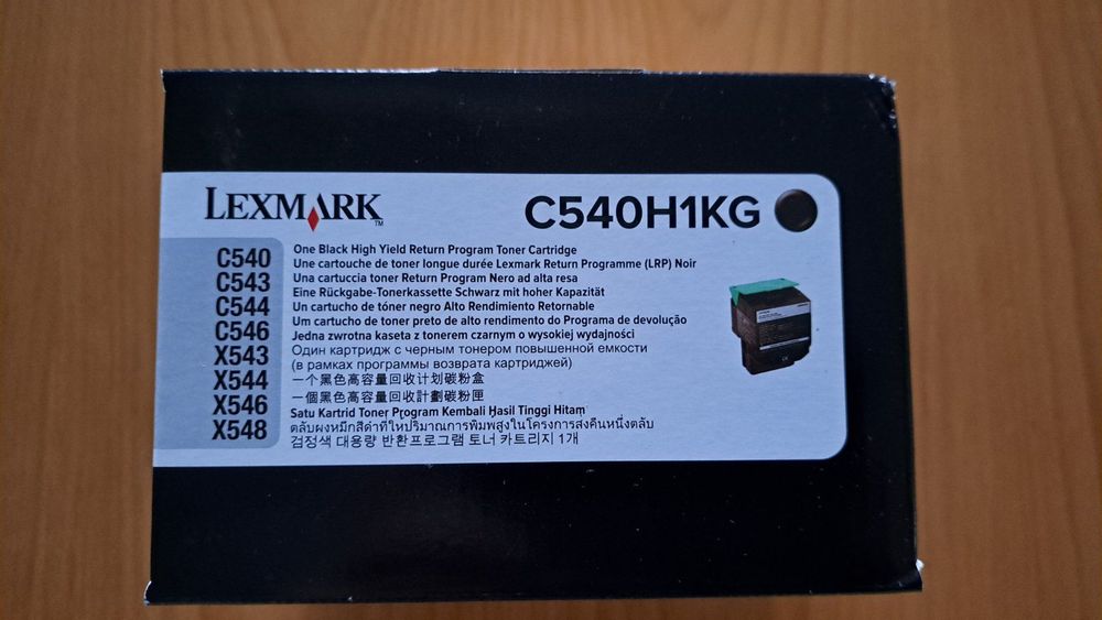 Neu Original Lexmark Toner C540H1KG black high 2500 Seiten (Neuf avec emballage d'origine) à ...