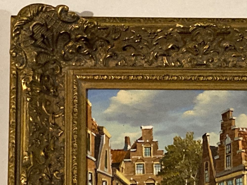 Jan van Riemsdijk Landschaftsgemälde signiert Gasse, Stadt | Kaufen auf ...