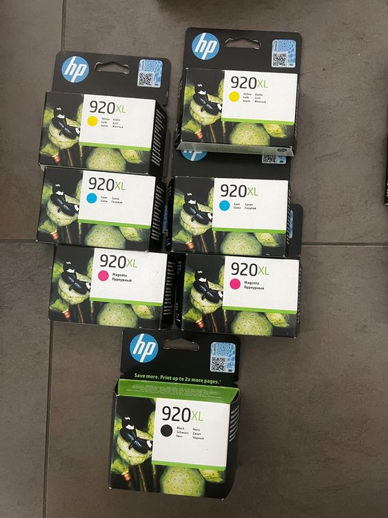 Hp Tintenpatrone patrone 920xl cyan Magenta yellow black (Neu und ...