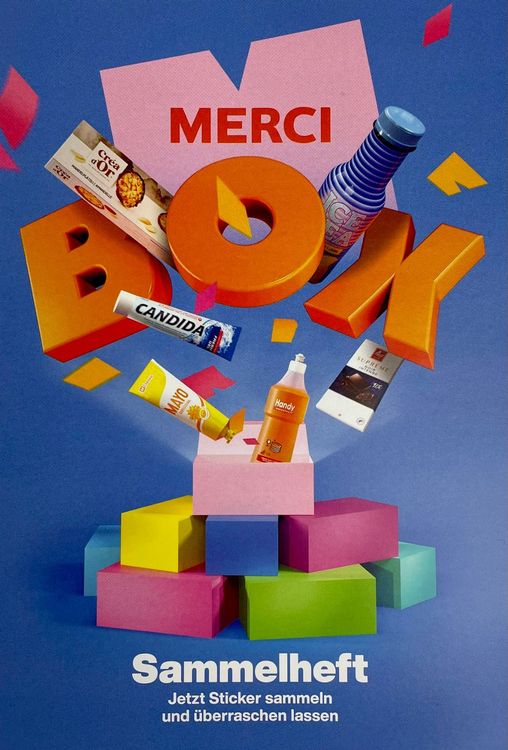 Migros Merci Box Sticker - 20x Sammelpunkt! - Volle Karte (Neu und ...