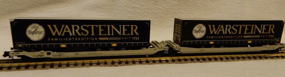 Ree Models NW-094 Doppelcontainerwagen Spur N (Neu (gemäss Beschreibung ...
