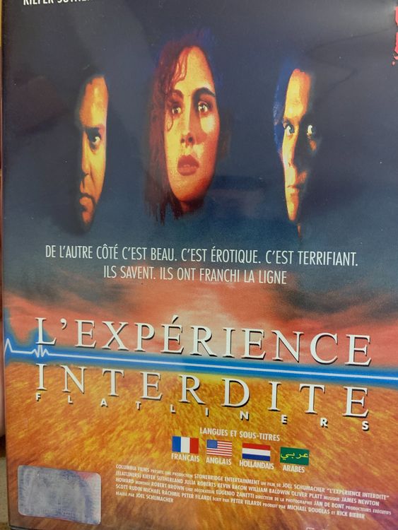 L'Expérience interdite (1990, DVD, Joel Schumacher) (D'occasion) à ...