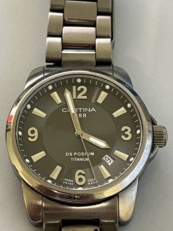 CERTINA DS Podium Titanium (Gebraucht) in Rümlang für CHF 64 – mit Lieferung auf Ricardo kaufen