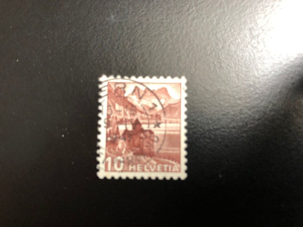 1 timbre oblit. 10ct brun foncé 242yRM (D'occasion) à Charmey (Gruyère ...