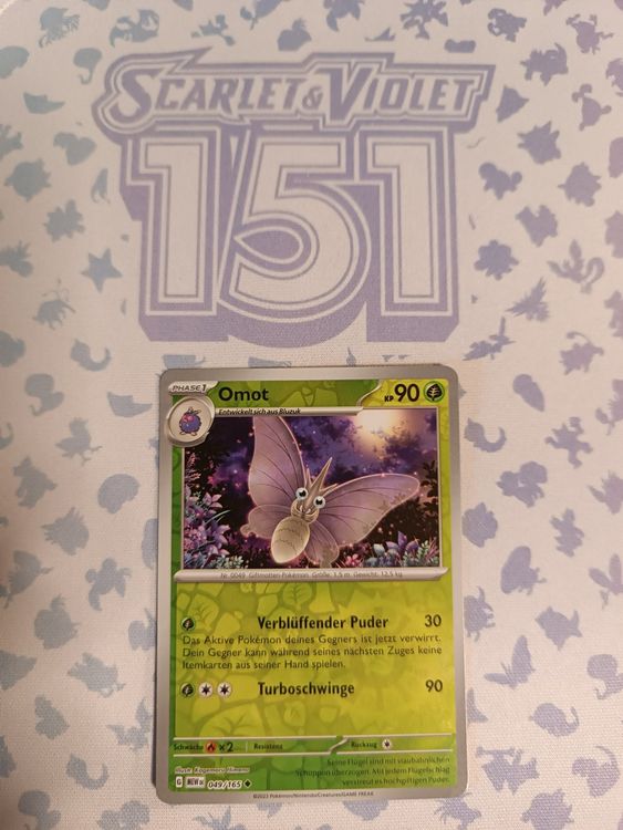 Pokémon (MEW 151): Omot 049/165 (DE) - Reverse Holo (Neu (gemäss ...