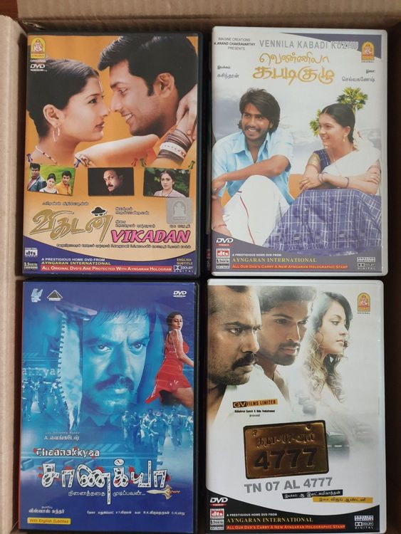 53 DVD *Südindien* *Tamil* *Kollywood* Packet 02 (Gebraucht) in ...